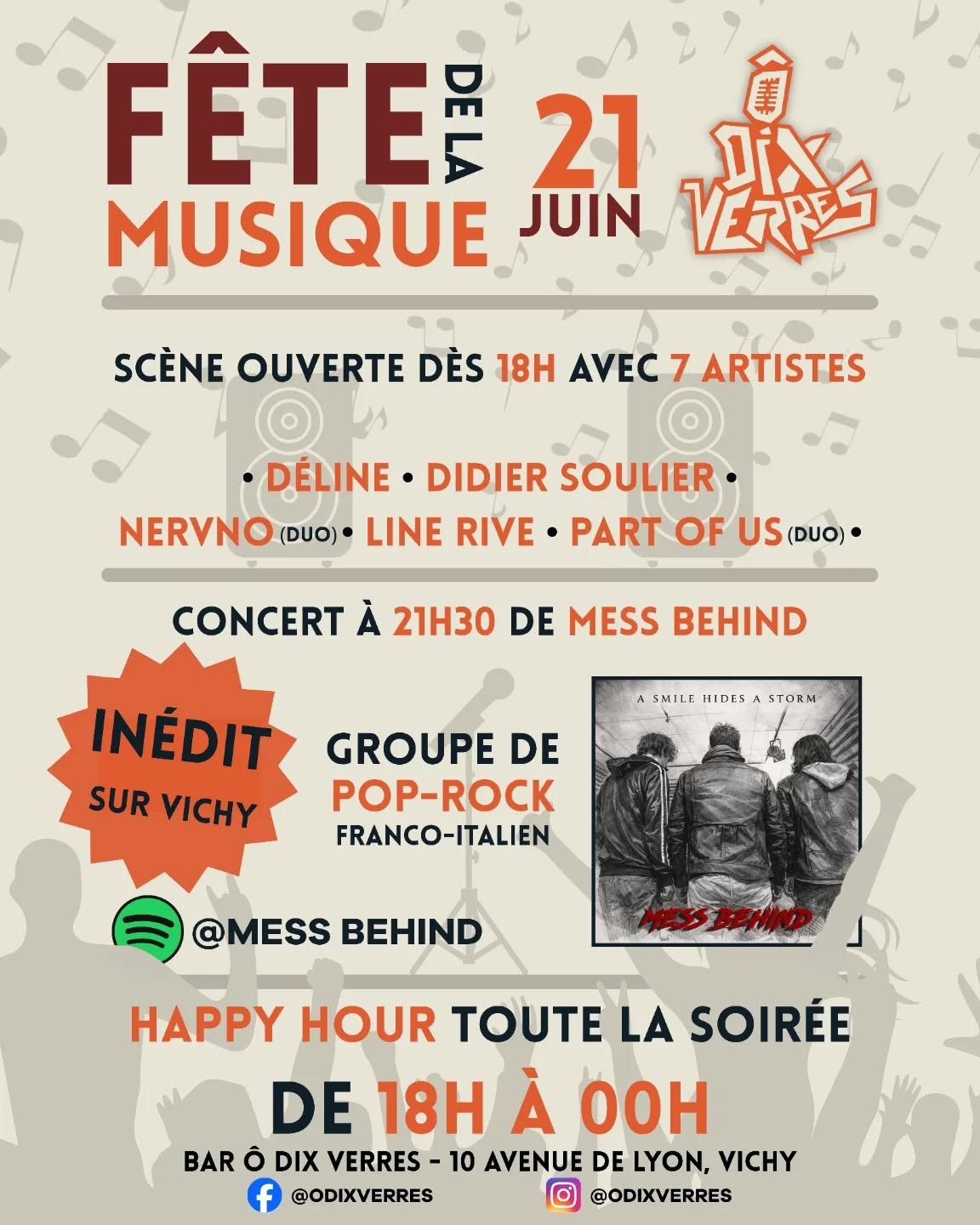 Fête de la musique - ô dix verres (Vichy)